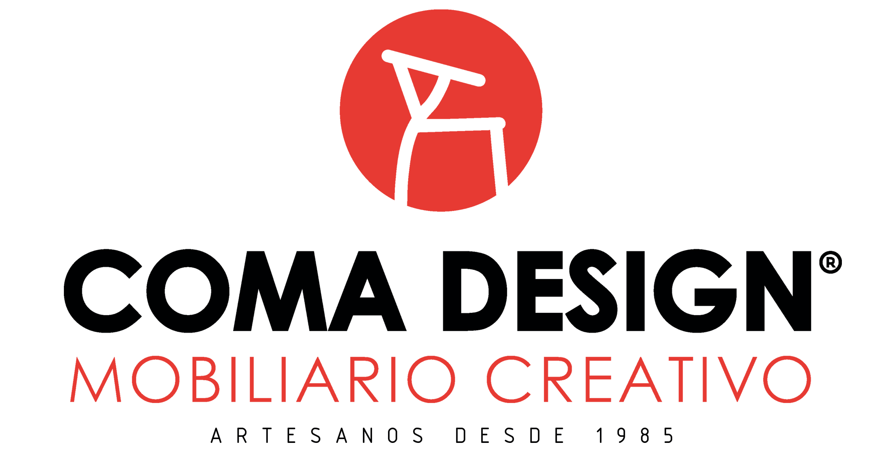 logo coma design mobiliario | CODE. | Coma Design Mobiliario